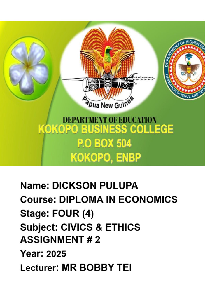 Civics and Ethics Assignment | PDF | Democracy | Political Ideologies