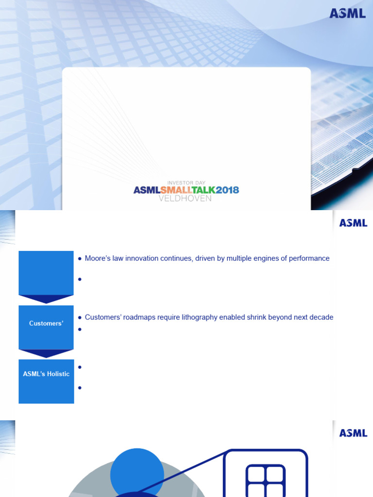 Industry Roadmap and Technology Strategy Martin Van Den Brink | PDF | Photolithography ...