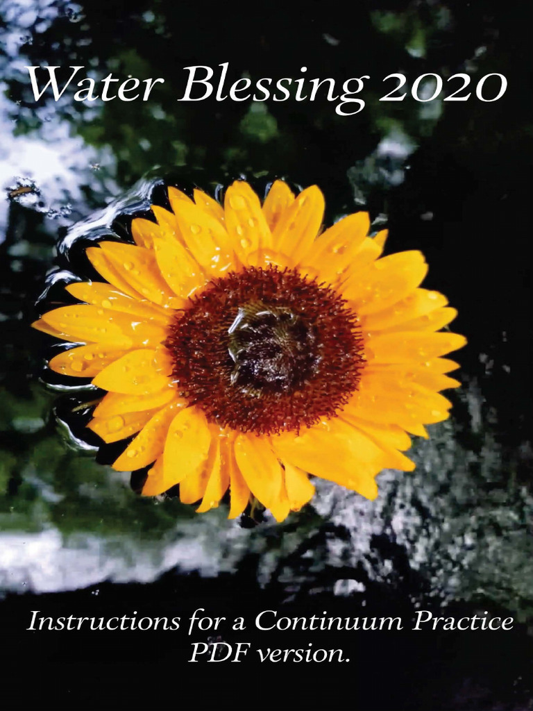 Water Blessing 2020 Instructions For Continuum Practice | PDF | Breathing | Exhalation