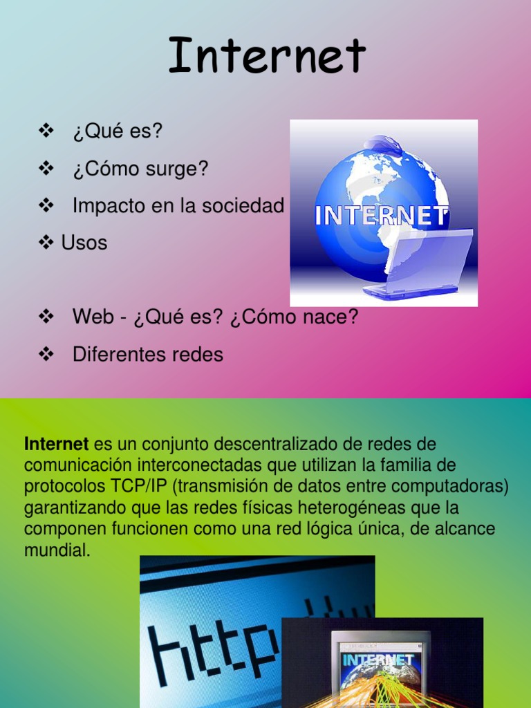 Como Nace Internet | PDF | Red mundial | Internet y web