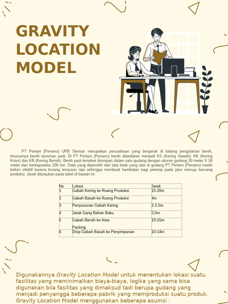 Gravity Location Model (Kel 1) | PDF