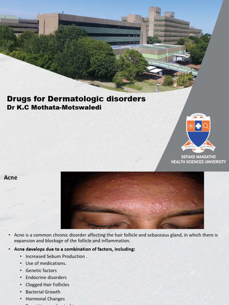 Dermatological Disorders Lecture | PDF | Psoriasis | Medical Specialties