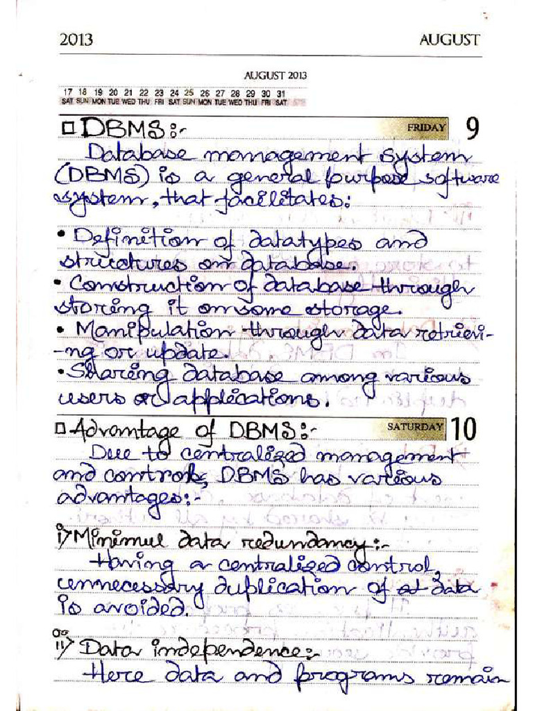 DBMS Definition and Characteristics | PDF