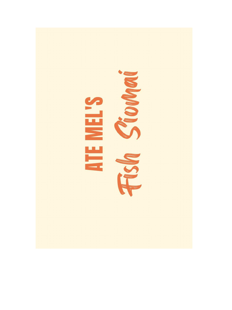 Siomai Sign | PDF