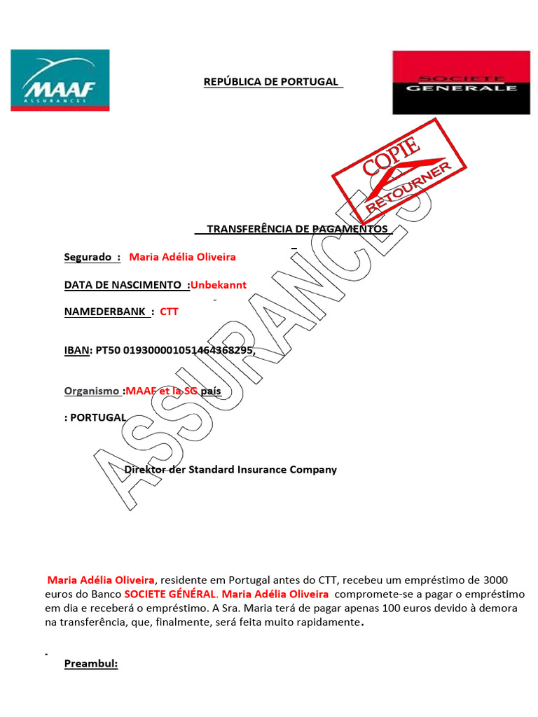 Bank Societe Maria | PDF