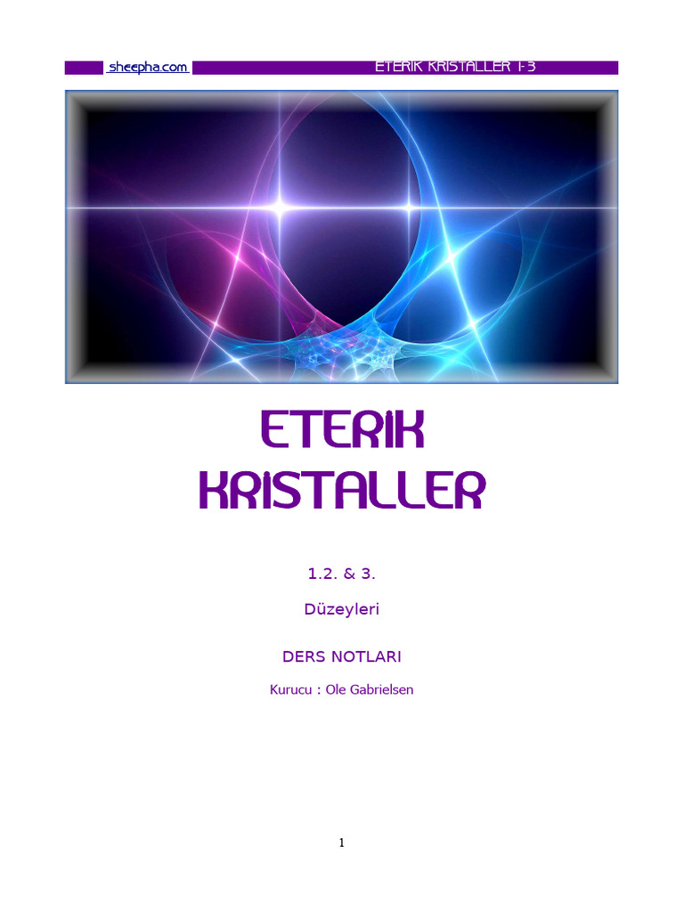 ETERİK KRİSTALLER 1-3 - TR | PDF