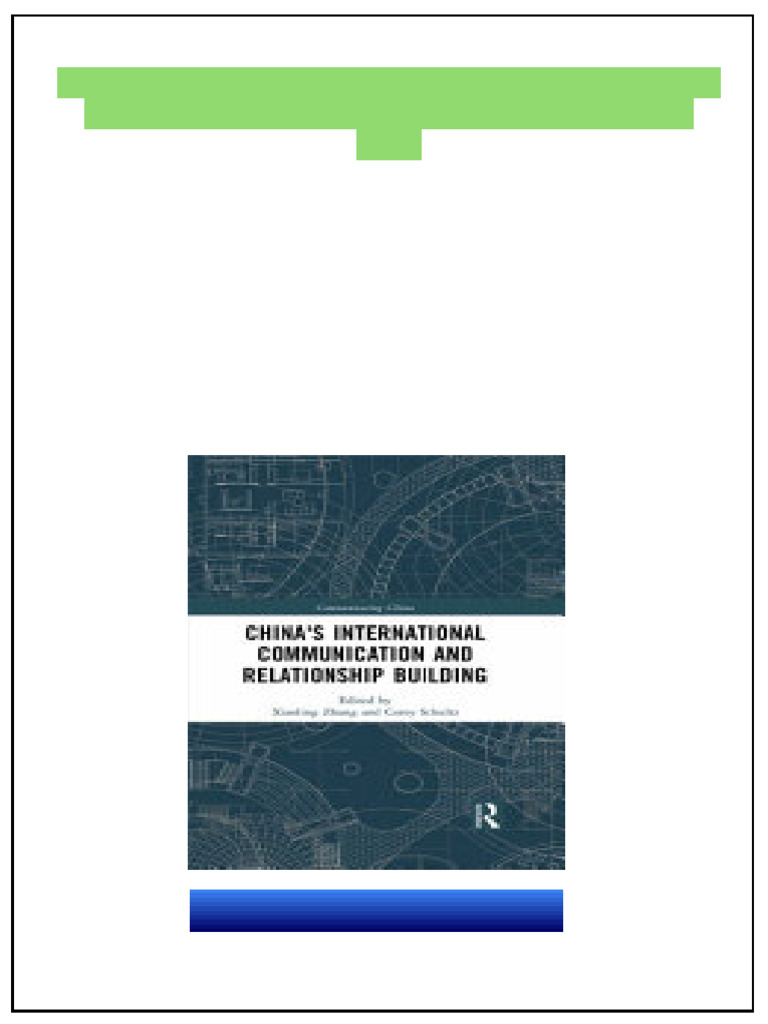 China S International Communication and Relationship Building 1st ...