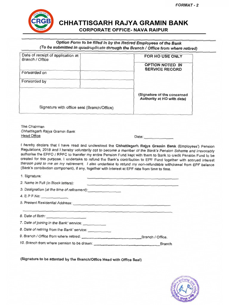 Pension Format CRGB | PDF