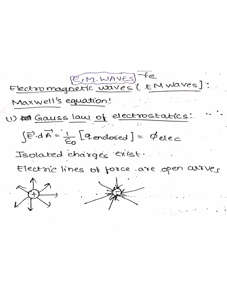 E.m.waves Lesson | PDF