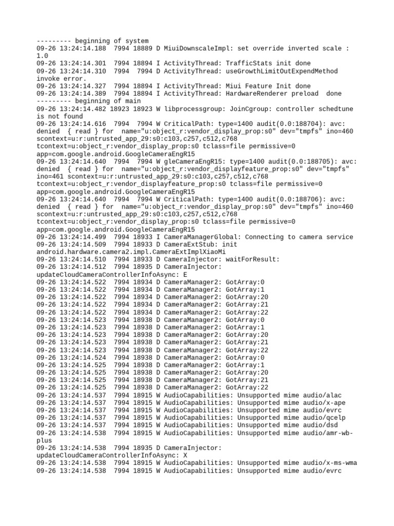 Log Cat 1758864254433 | PDF | Computing | Software