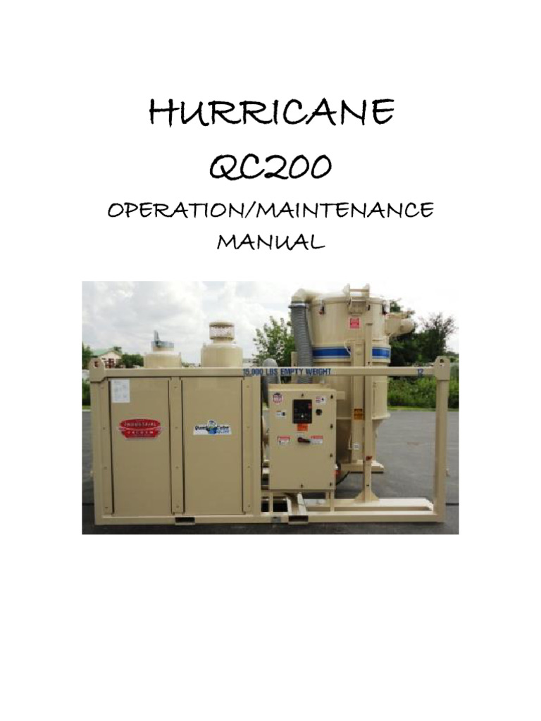 QC200 Operations and Maintenance Manual | PDF | Personal Protective ...