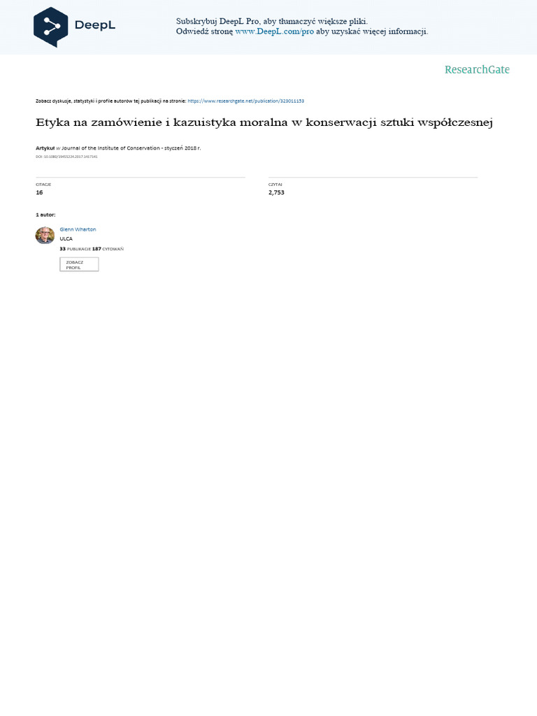 Bespoke Ethics and Moral Casuistry in The Conserva PL | PDF
