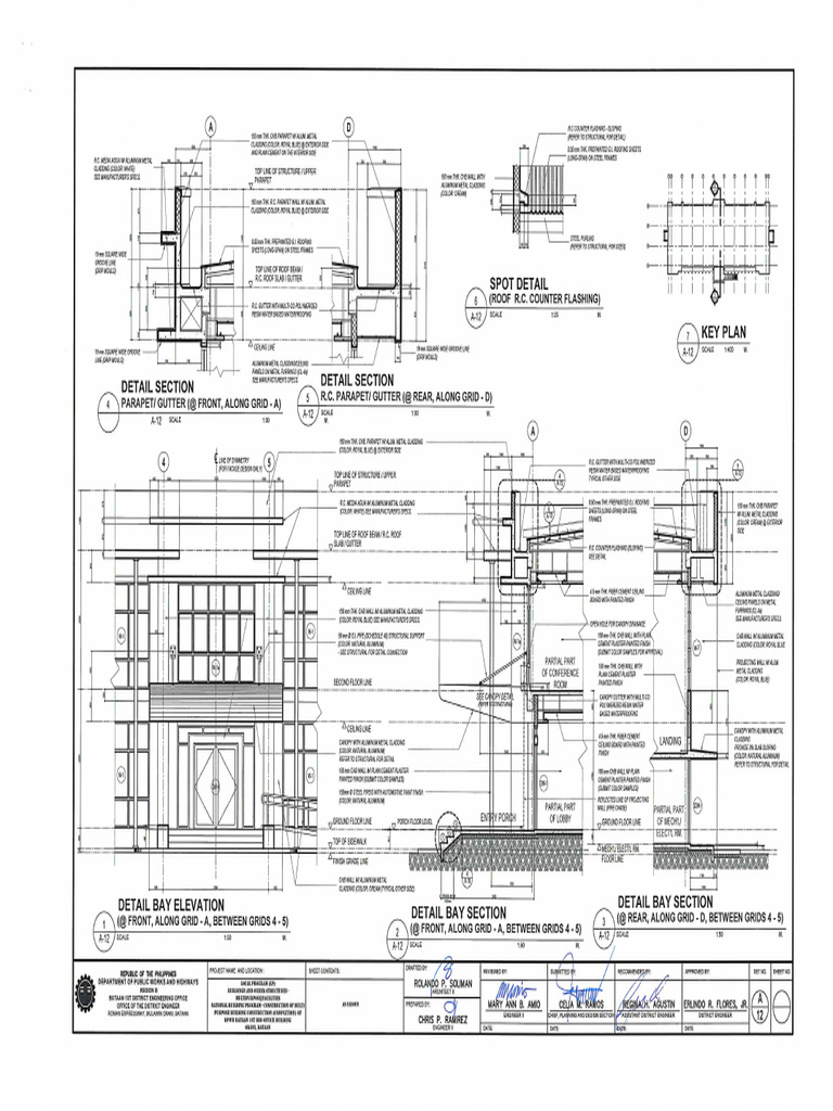DPWH Parapet Details | PDF