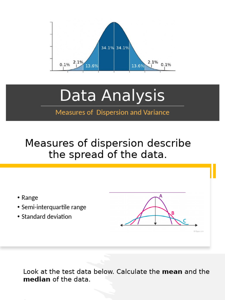 Measures of Dispersion | PDF | Statistical Analysis | Teaching Mathematics