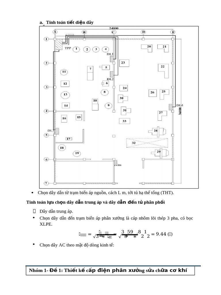 Bai Tap Lon Thiet Ke Cap Dien Pages 18 28 | PDF