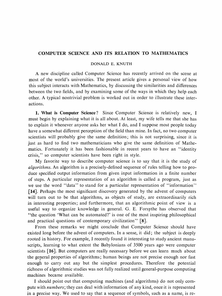 Donald Knuth | PDF