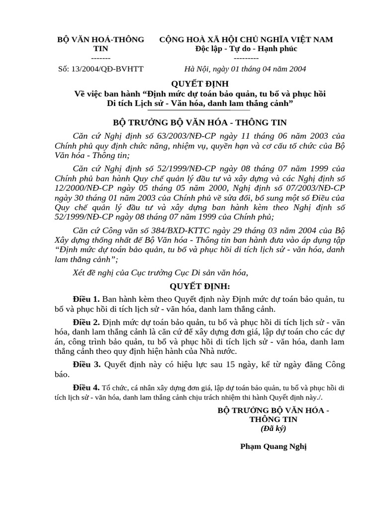 13 2004 QD BVHTT | PDF