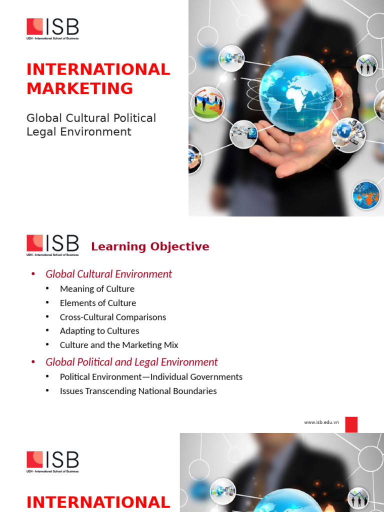 S2 Global Cultural Political Legal Environment | PDF | Non Tariff ...