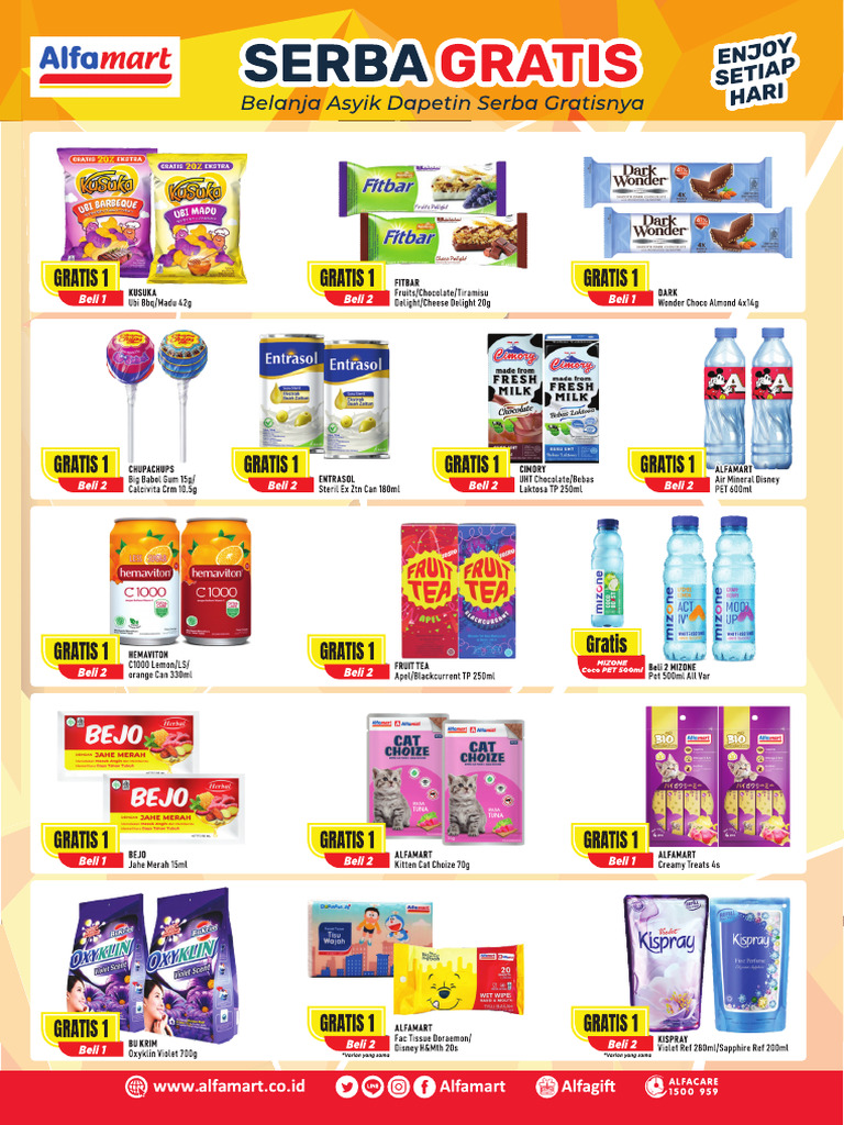 Pop Promo Serba Gratis Periode 01-15 Juli 2025 | PDF