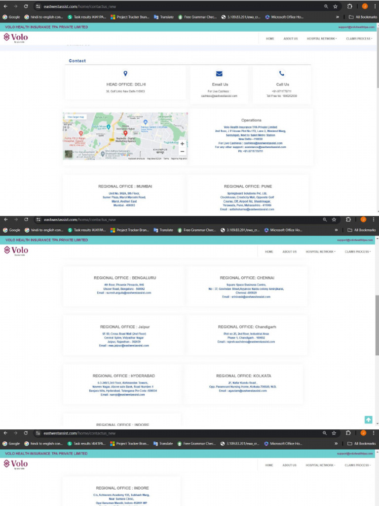 Volo Health Insurance TPA Private Limited | PDF