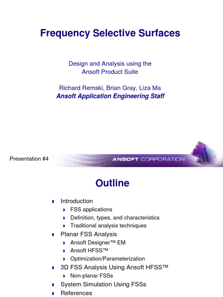 Frequency Selective Surfaces Ansoft Download Free Pdf Waveguide