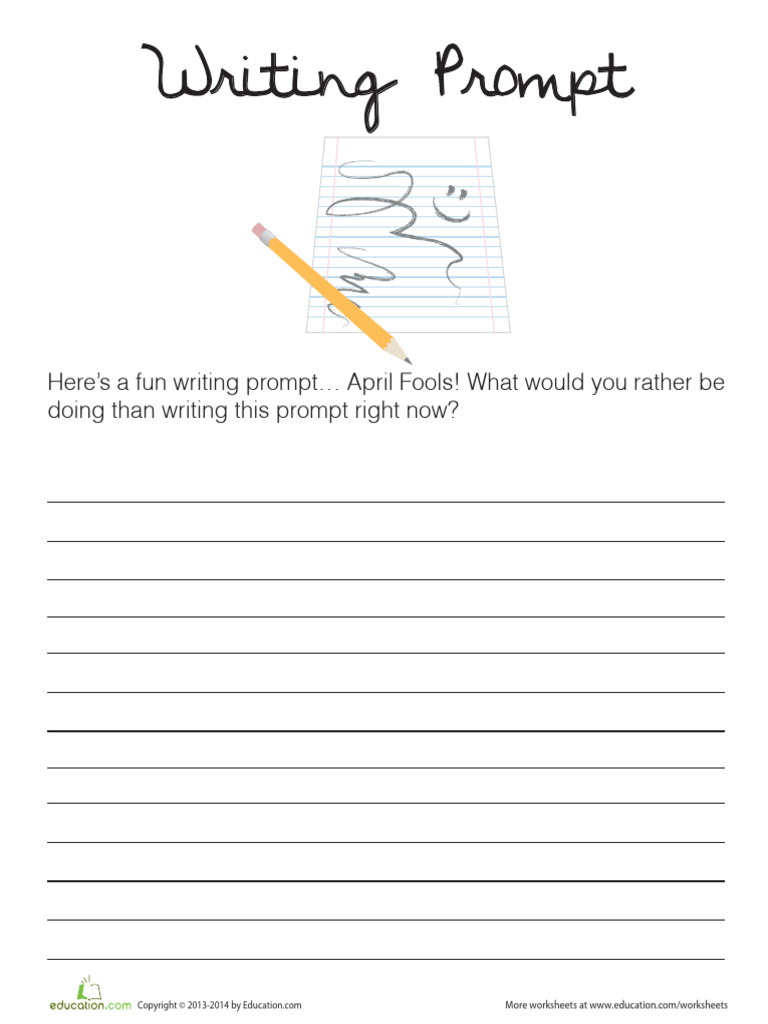 April Fools Day Writing | PDF