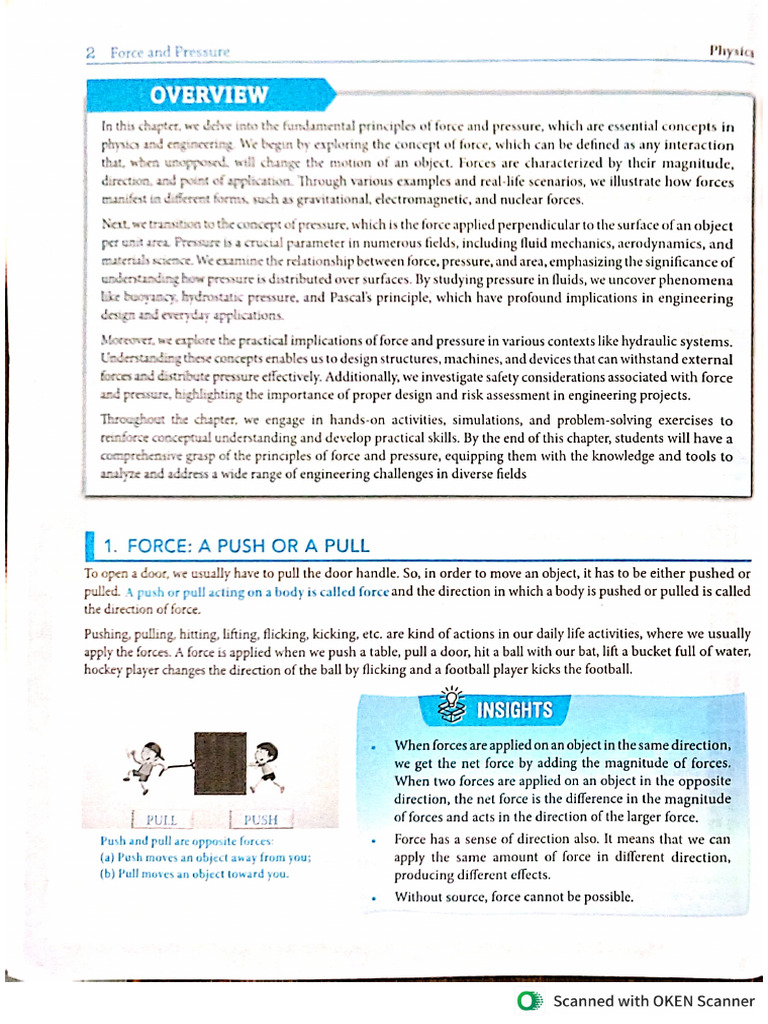 8F1 Force & Pressure | PDF