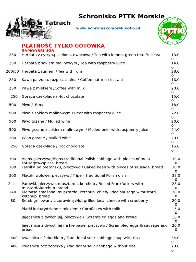 Moko Jadlospis Rano 2024 | PDF