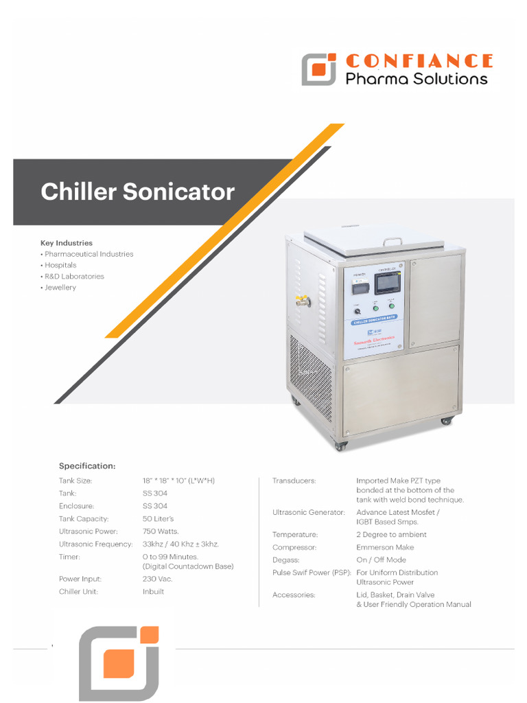 Chiller Sonicator | PDF