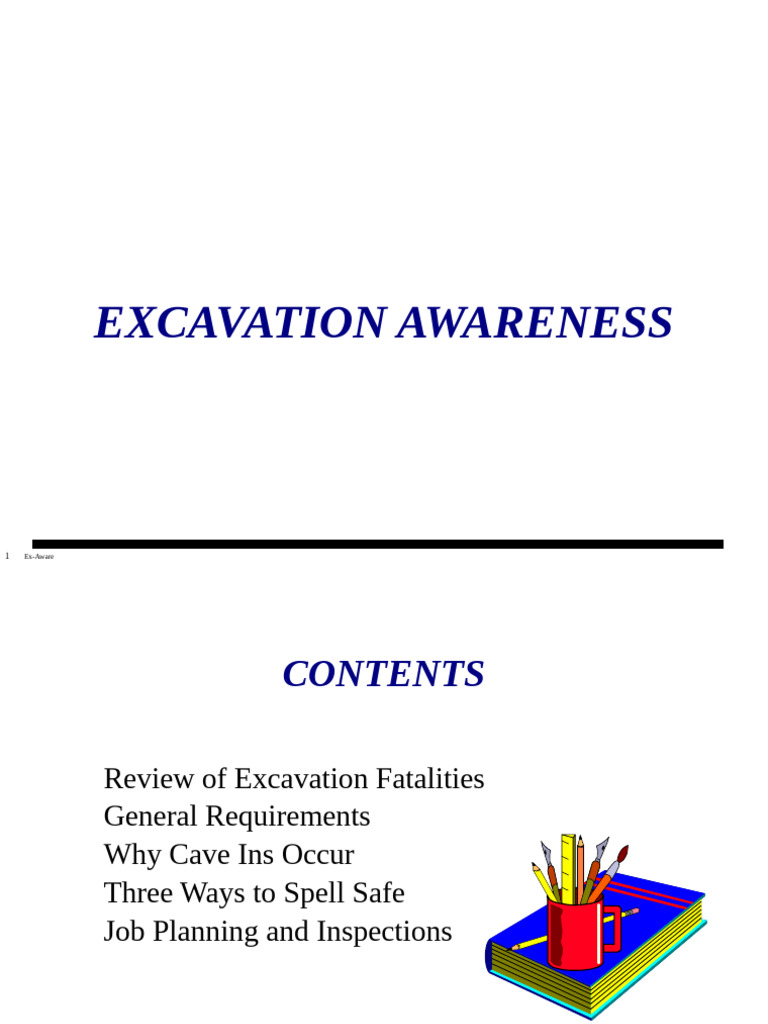 Excavation Awareness | PDF | Soil
