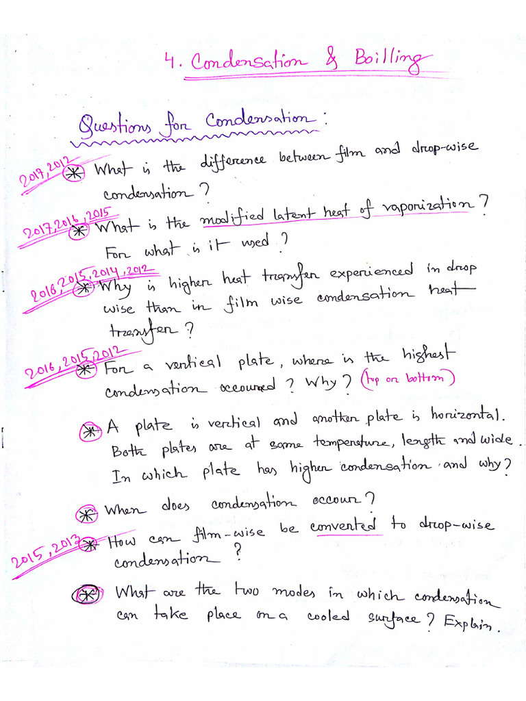 5. Condensation | PDF