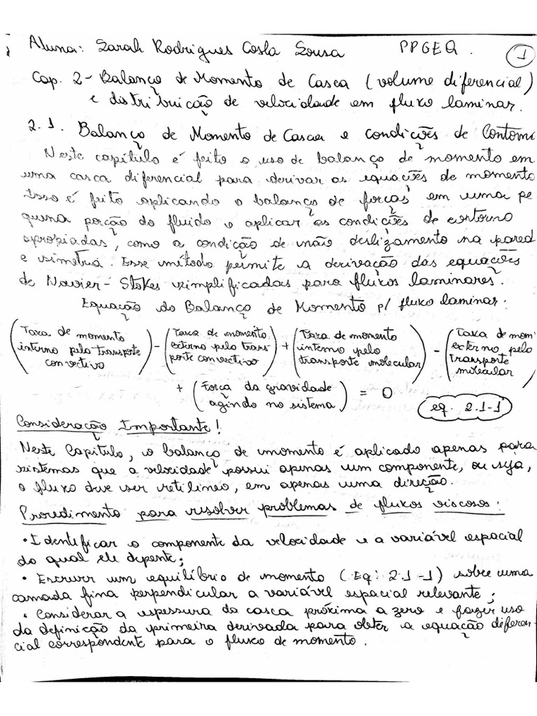 Resumos - Exerc-Cios Cap 2 - Sarah Rodrigues Costa Sousa (FT1) | PDF