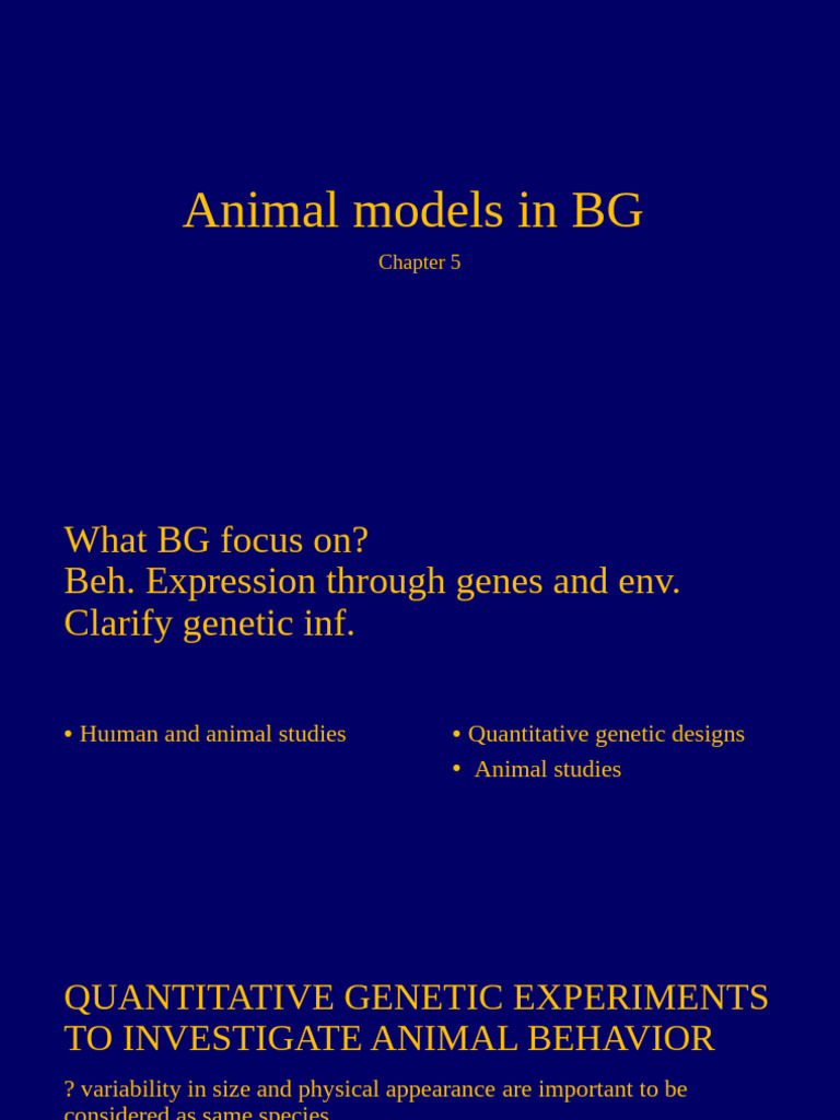Knopik7e Imageslides Ch05 Animal Models | PDF | Dog Breeds | Dogs