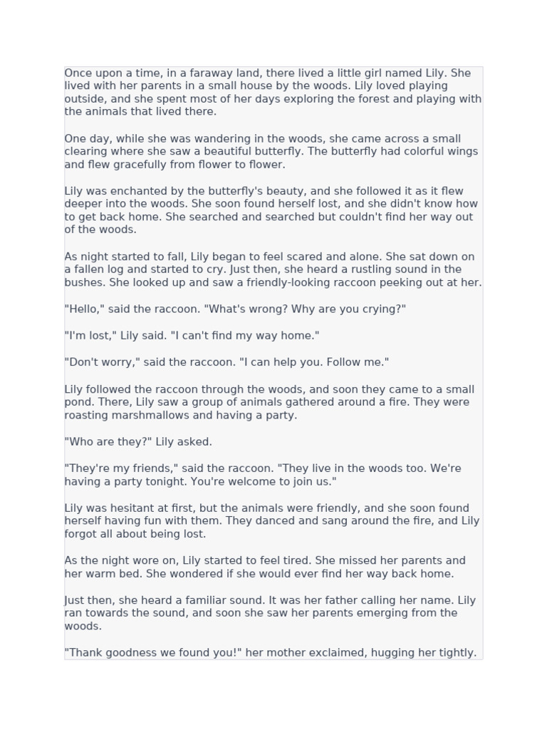 Once Upon A Time Lilly and Reckoon | PDF