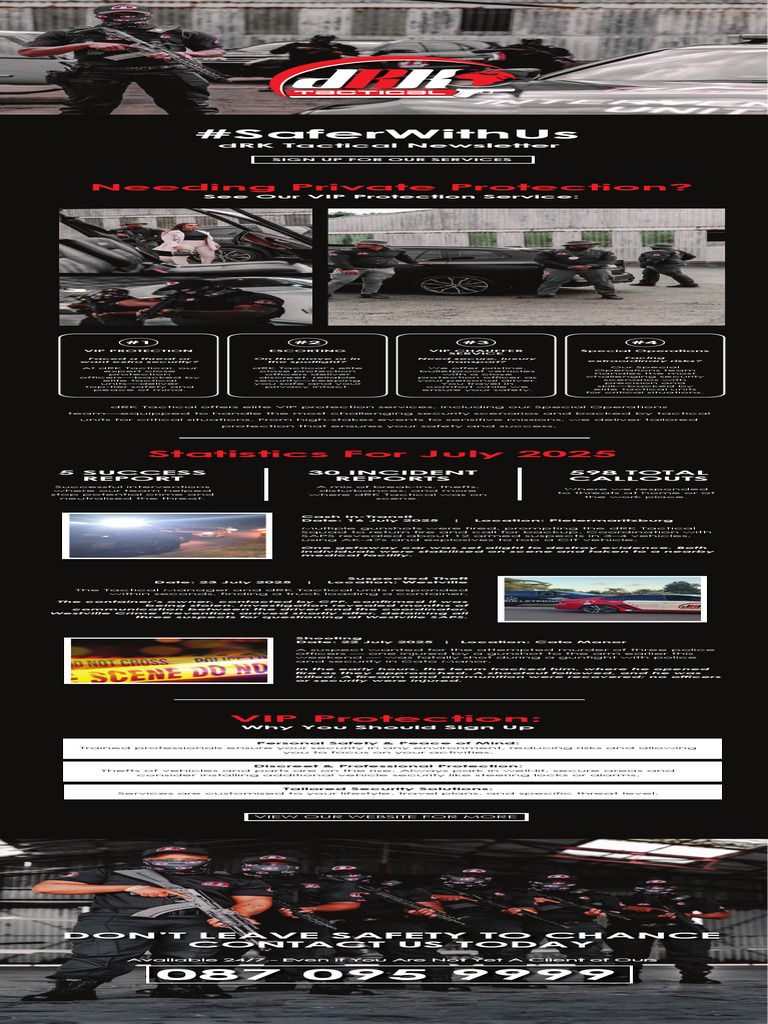 Elite VIP Protection Services Overview | PDF | Shootout | Crimes