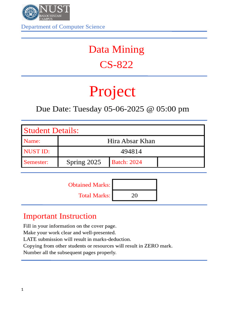CS822 DataMining Project | PDF | Support Vector Machine | Machine Learning