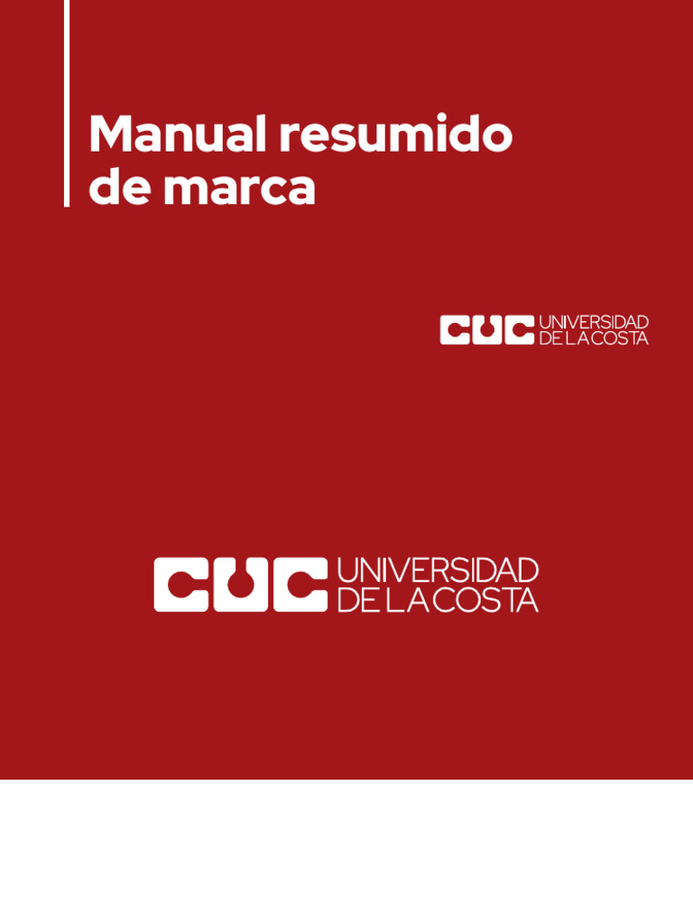 Manual de Marca CUC: Uso del Logo | PDF | Encendiendo | Ligero