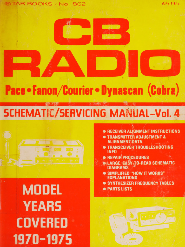 CB Radio Schematic-Servicing Manual - TAB Editor | PDF | Amplifier | Radio