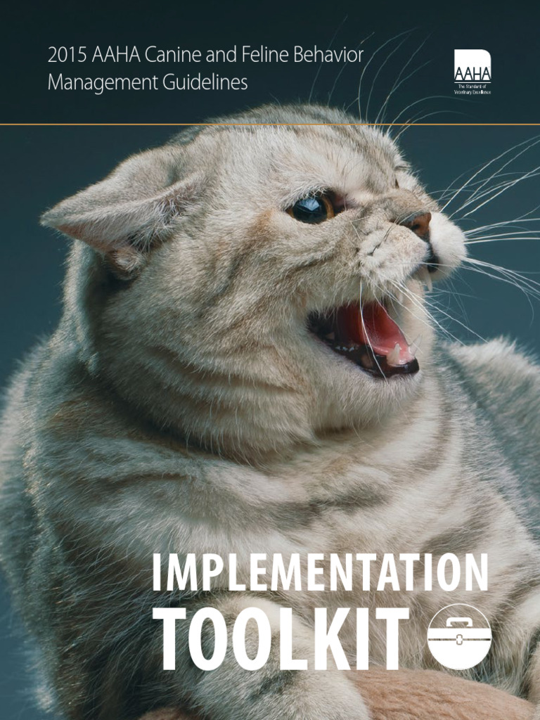 2015 AAHA Behavior Management Toolkit | PDF | Selective Serotonin ...