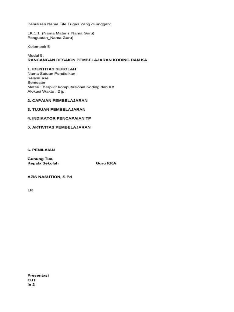 Pelatihan Koding AI | PDF