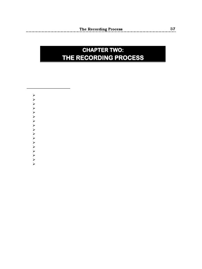 Understanding the Recording Process in Accounting | PDF | Debits And ...