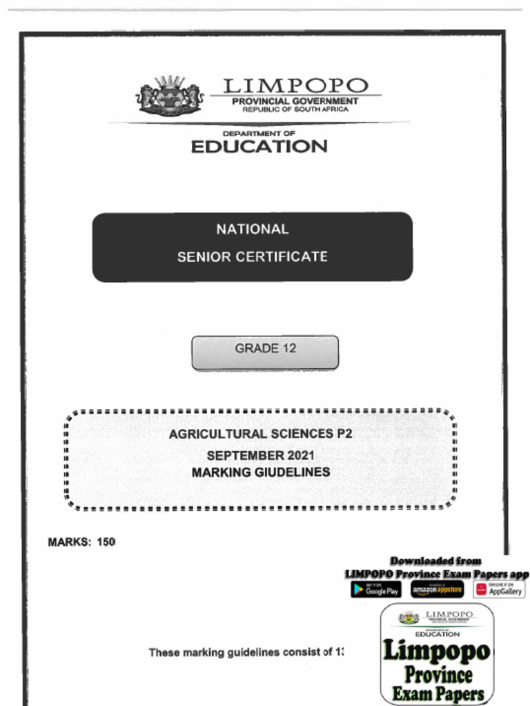 Agricultural Sciences p2 | PDF