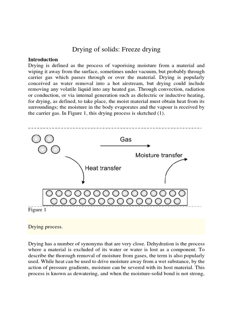 T69 (PTI 412) - Drying of Solids, Freeze Drying | PDF | Pharmaceutical Formulation | Tablet ...