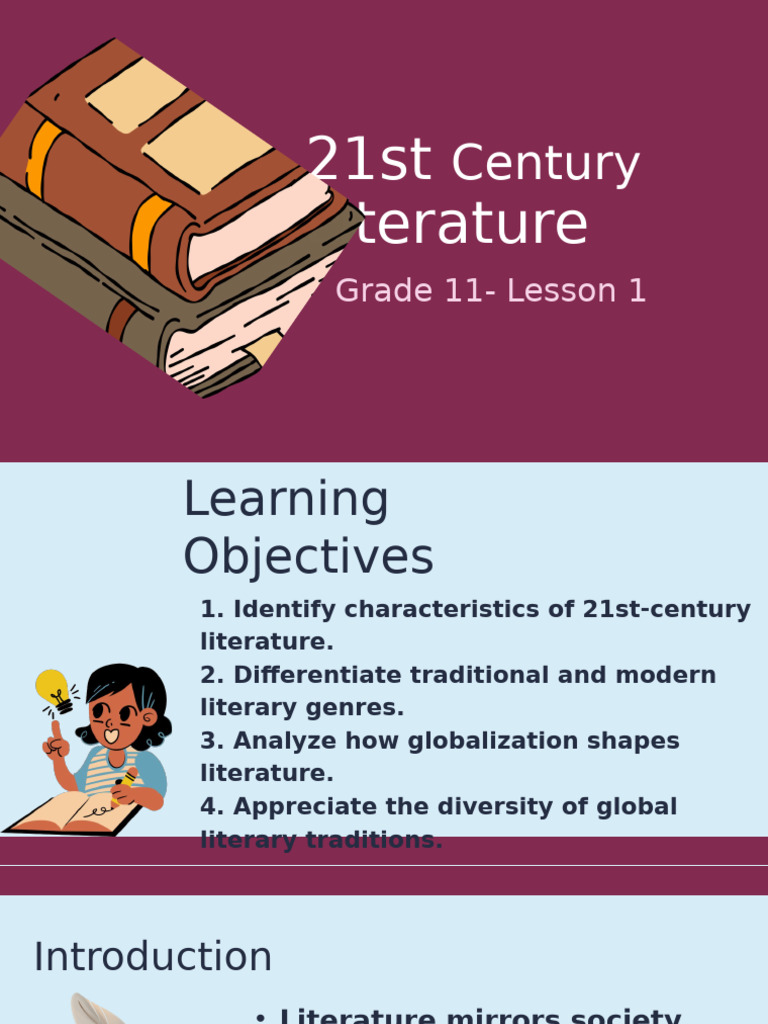 21st Century Lesson 1 | PDF | Genre | Speed Reading