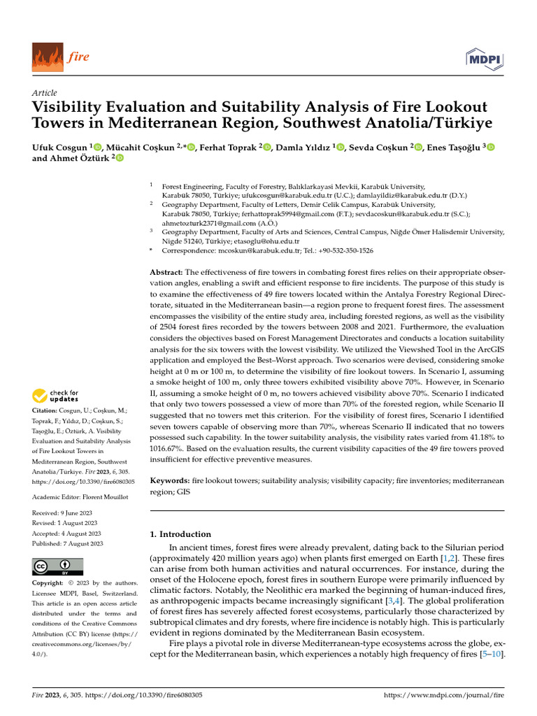 fire-06-00305-v2 | PDF | Unmanned Aerial Vehicle | Wildfire