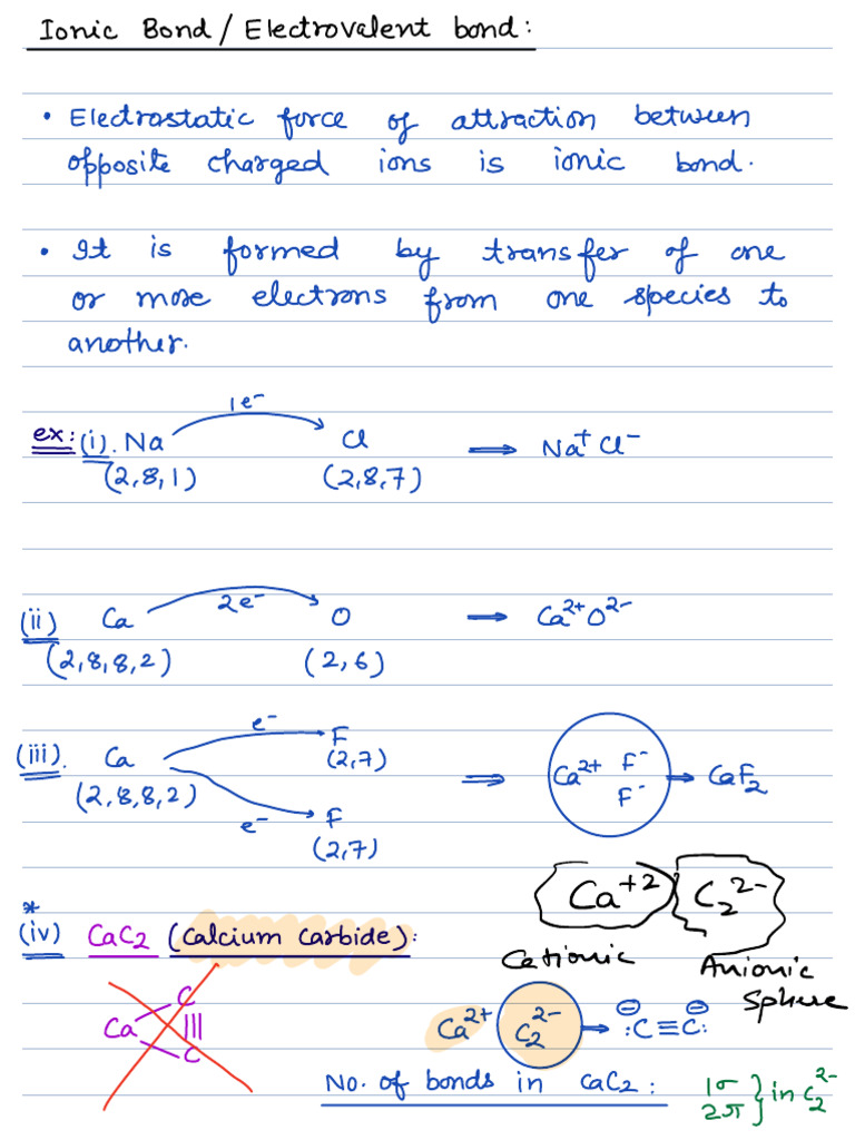 Ionic Bonds and Their Properties | PDF | Intermolecular Force ...