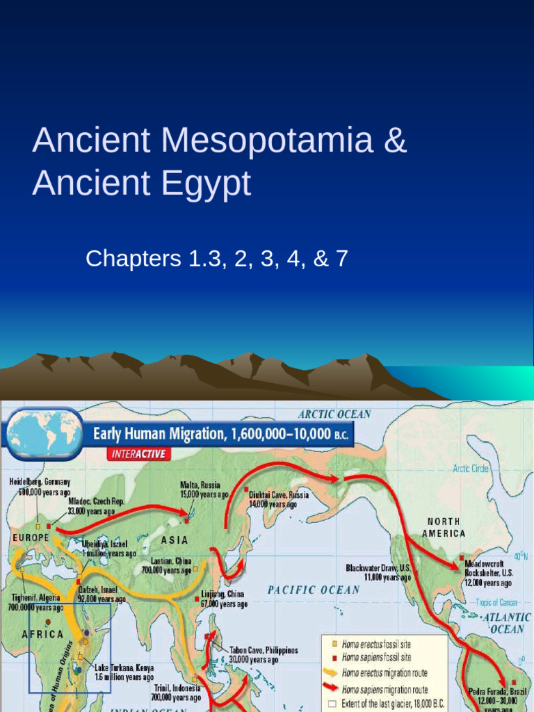 Ancient Mesopotamia & Ancient Egypt | PDF | Mesopotamia | Ancient Egypt