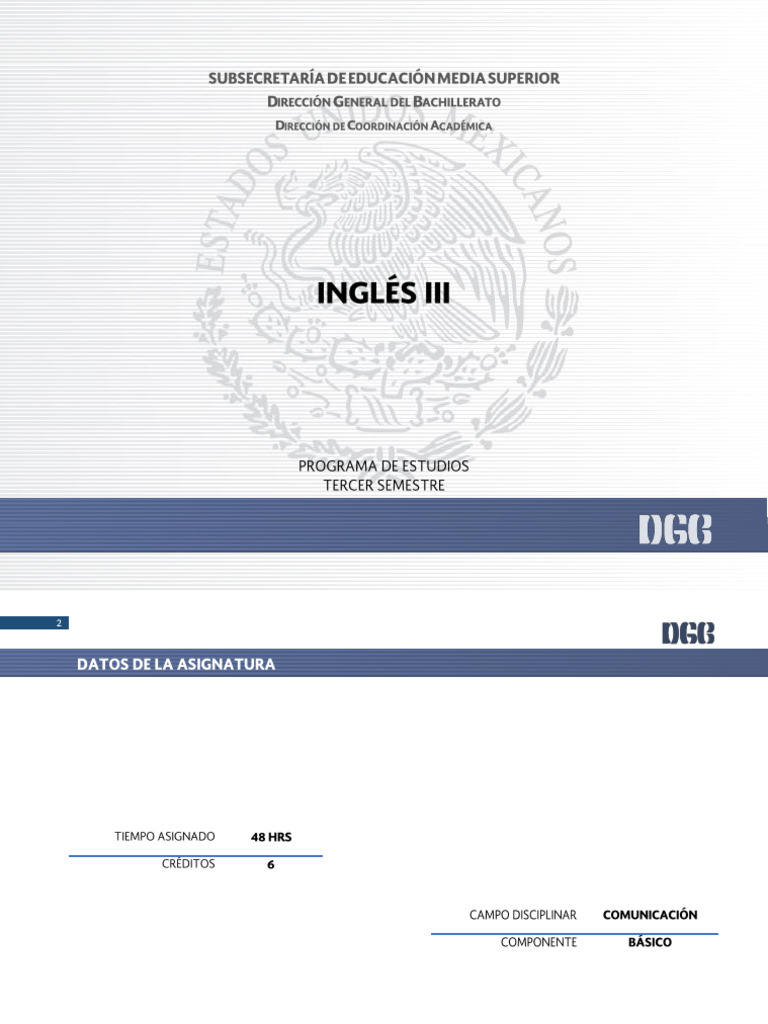 Inglés 3 | PDF