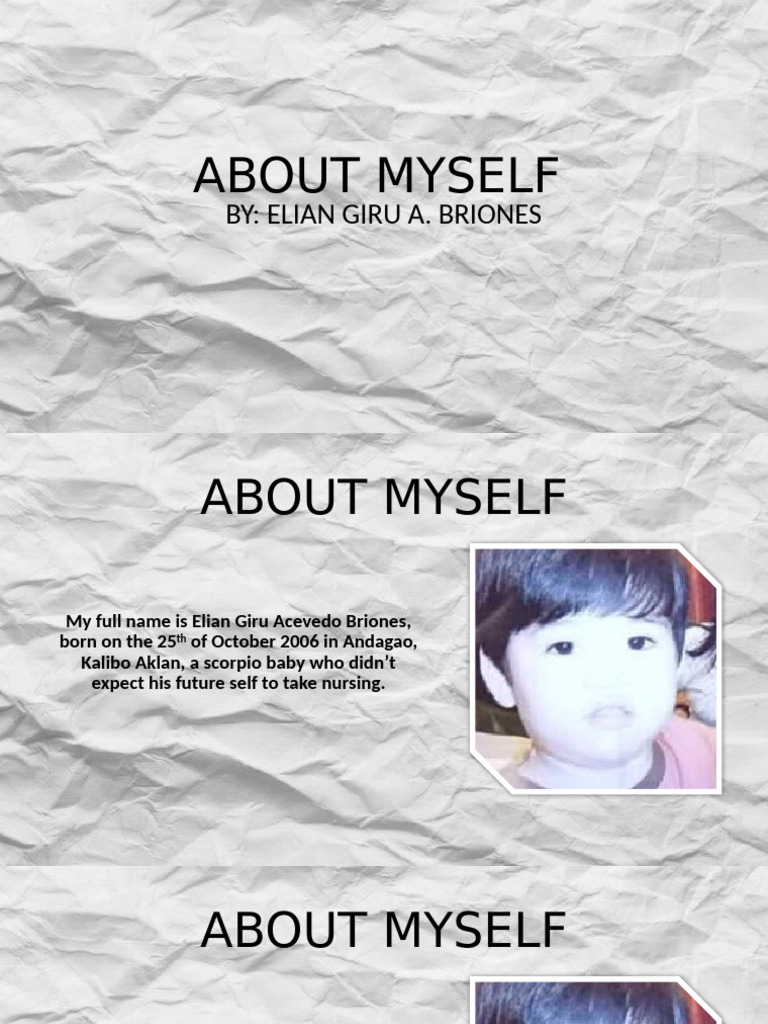 About Myself Giru | PDF