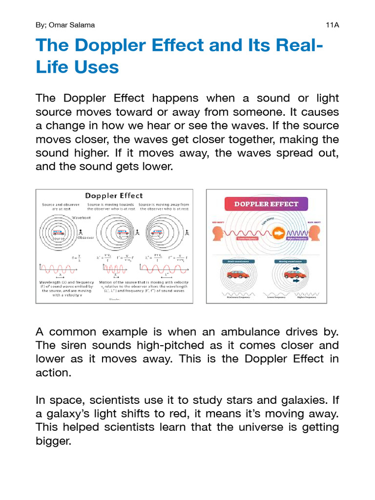 Understanding the Doppler Effect | PDF